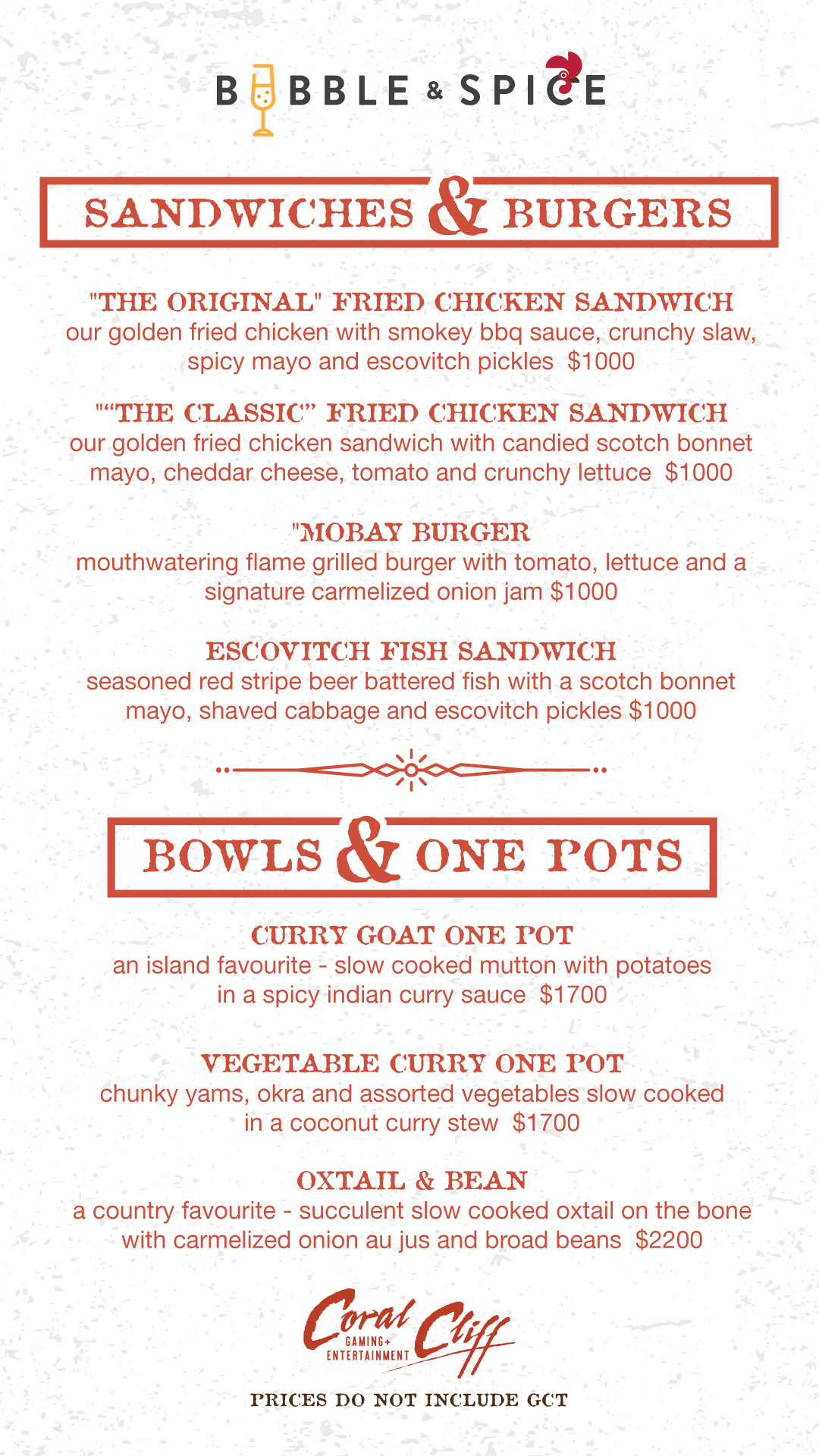 Coral Cliff | Bubble & Spice